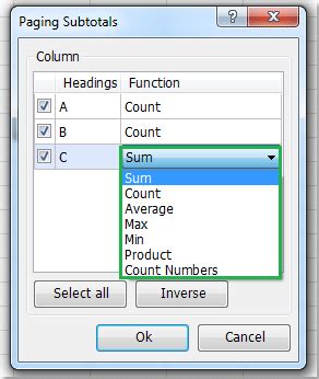 How To Quickly Insert Subtotals In Excel