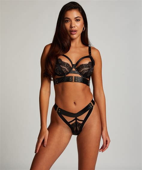Occult Non Padded Longline Underwired Bra Unlined Bras Hunkemöller