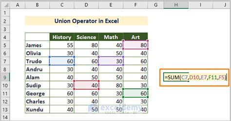 Reference Operator In Excel Basics Special Uses ExcelDemy