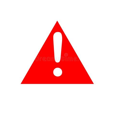 Warning Vector Illustration With Exclamation Sign