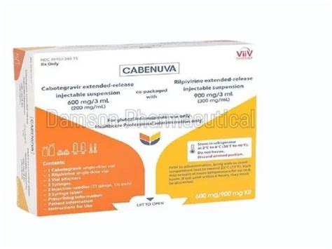 Cabotegravir Rilpivirine Cabenuva Injection 1 Kit Treatment Hiv Infection At ₹ 3168 08 In Surat