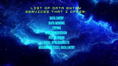 Data Entry Into MS Word And MS Excel Typing Expert Upwork