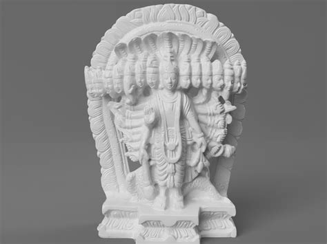 Free Stl File Universal Form Of Vishnu 🛕 ・model To Download And 3d