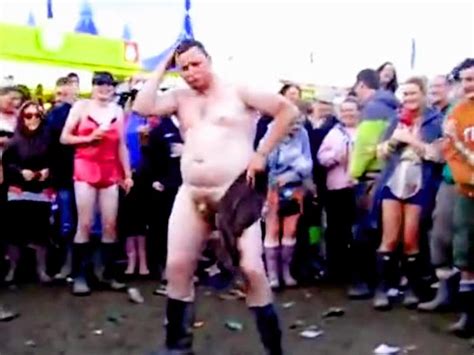 Bushy Fat Guy Naked At Festival ThisVid