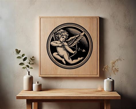 Cupid Arrow Svg Cutting Digital File Timeless Romance Laser Wood