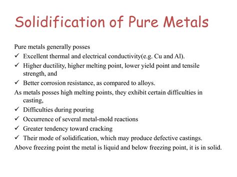 SOLIDIFICATION OF CASTING PPTX