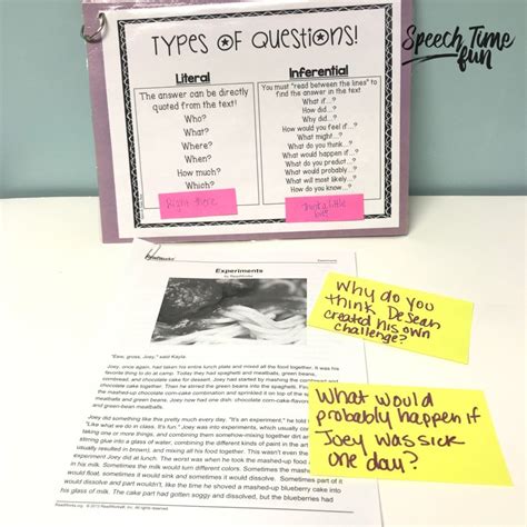 Fun Ways To Understand Literal Vs Inferential In Speech Therapy