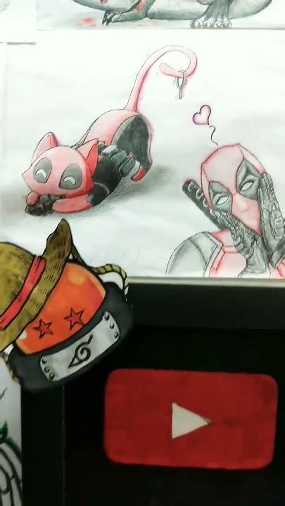 Como Desenhar Deadpool Marvel Shorts Shortsvideo Video Youtube