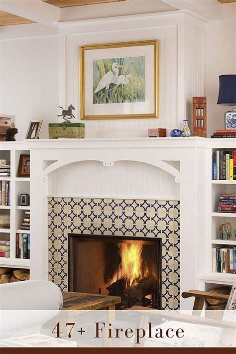 47 Fireplace Tile Ideas HANDMADE Chic Fireplace Surrounds
