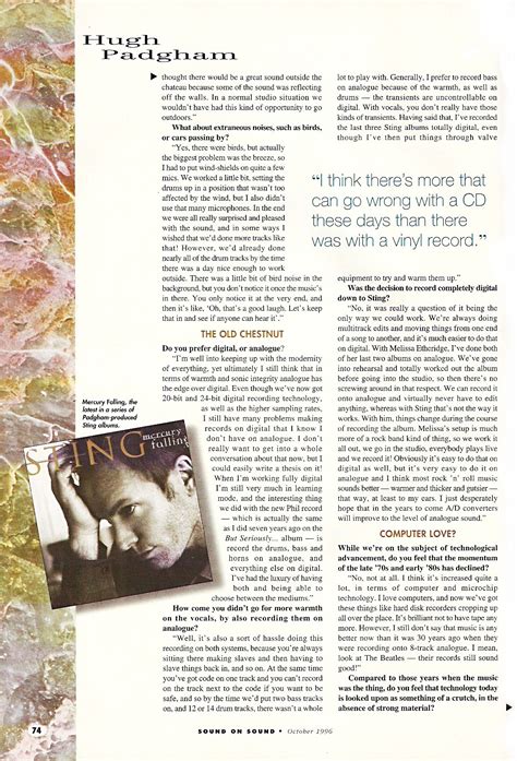 90s Magazine Interviews The Genesis Archive