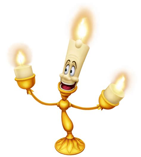 Download And LumièRe Beauty Belle Cogsworth Transparent Beast Clipart