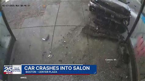 Wild Crash Video Driver Hospitalized After Car Veers Off Road Outside