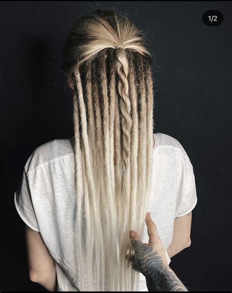 Пин от пользователя Alicia на доске Hair Прически Светлые дреды