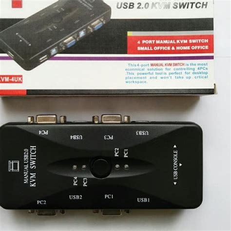 Jual KVM Switch USB 1 4 Sesuai Deskripsi Shopee Indonesia