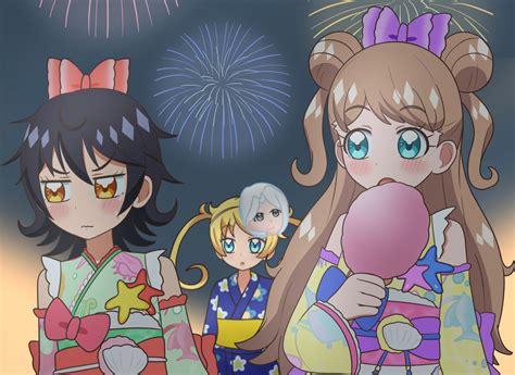 キラッとプリチャン 夏祭りリングマリィ みぼしのイラスト Pixiv まりすずの夏祭りのカバー実装嬉しい。 Yurijp