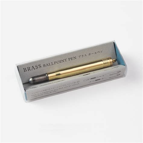 Pocket Brass Ballpoint Pen The Paper Company India