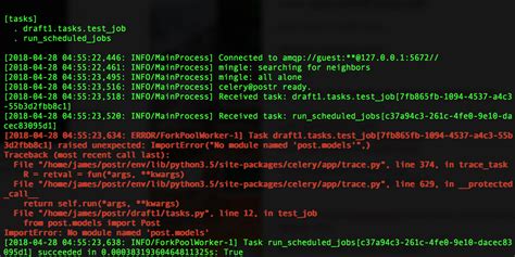 Python Unable To Import Model In My Celery Task Stack Overflow