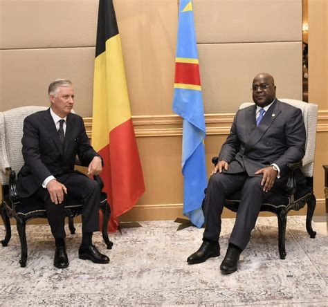 Coopération RDC Belgique Félix Tshisekedi et le Roi Phillipe expriment