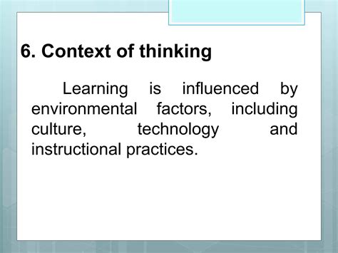 Learner Centered Psychological Principles Lcp Pptx