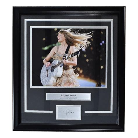 Taylor Swift Custom Framed Photo Pristine Auction