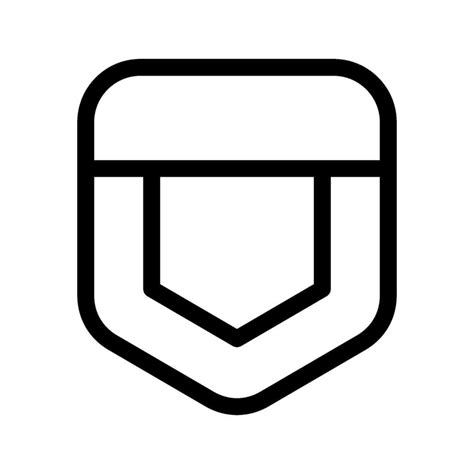 Pocket Icon Vector Symbol Design Illustration 30343144 Vector Art At