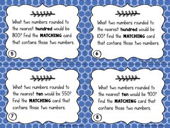 Rounding Numbers To The Nearest 10 And 100 Rounding Math Centers