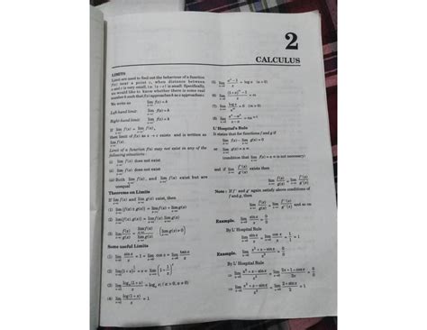 Solution Calculus Trick Therom Formula And Example Pdf Studypool