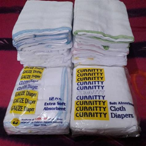Curity Gauze Diapers Sold By 3 Pcs Or By 6 Pcs Shopee Philippines
