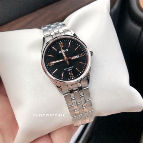 นาฬิกาข้อมือผู้หญิง Casio ของแท้ Cmg รุ่น Ltp 1335d 1a2 Ltp 1335d 4a ประกันศูนย์เซ็นทรัล 1 ปี