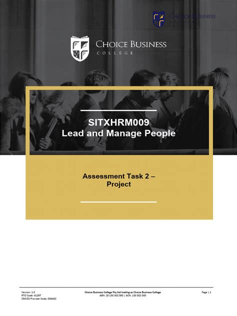 Sitxhrm009 Assessment 2 Project Pdf Performance Indicator Performance Appraisal