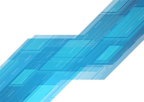 Premium Vector Abstract Blue Hitech Minimal Geometric Background