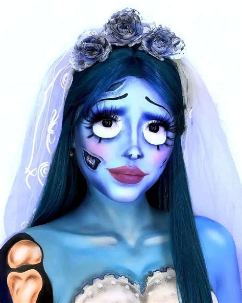 27 Easy Corpse Bride Makeup Ideas Spooky And Creative Halloween Looks Inspired By Tim Burton
