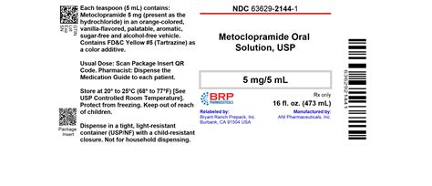 Dailymed Metoclopramide Solution