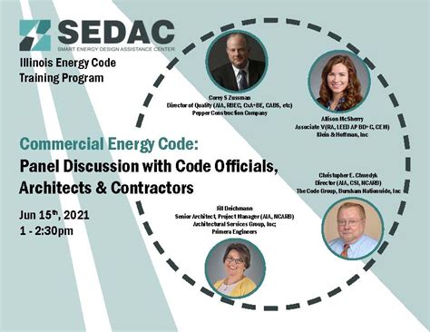 SEDAC Commercial Energy Code Panel Discussion
