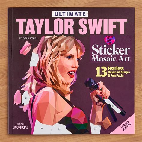 Ultimate Taylor Swift Sticker Mosaic Art Book To The Nines Manitowish