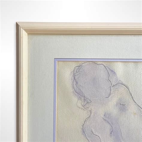 1930s Vintage Art Deco Reclining Nude Original Framed Artwork Chairish