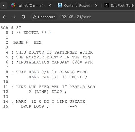 Fujinet Virtual Printer Examples Fujinet