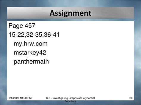 Ppt Exploring Polynomial Function Graphs For Precision Analysis