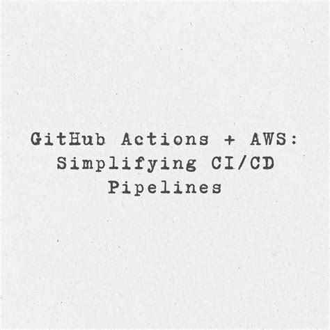 Gagandeep Gambhir On Linkedin Githubactions Aws Cicd Devops