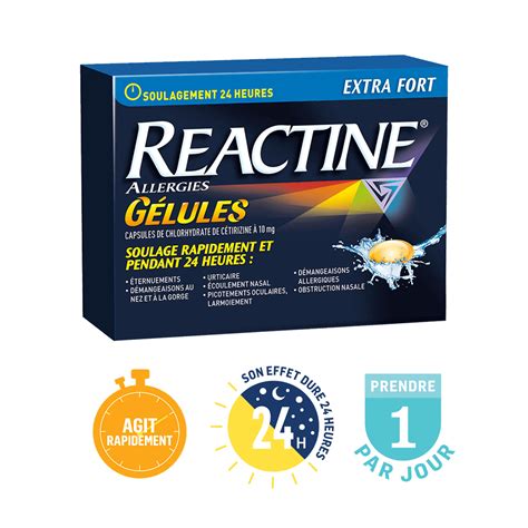 Médicaments Antiallergiques Antihistaminiques Reactine®