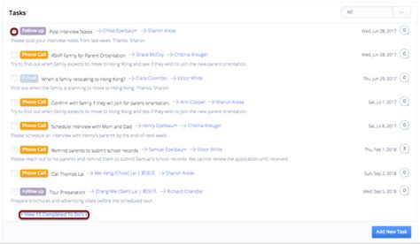 Viewing Tasks Openapply Help Centre
