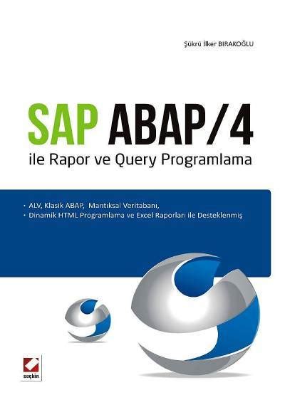Sap Abap Ile Rapor Ve Query Programlama Kr Lker B Rako Lu Kitap