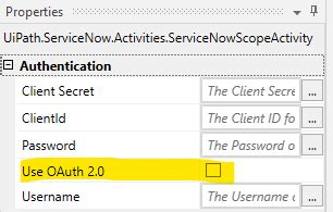 Can We Connect To Service Now Using Uipath Activities Without Providing