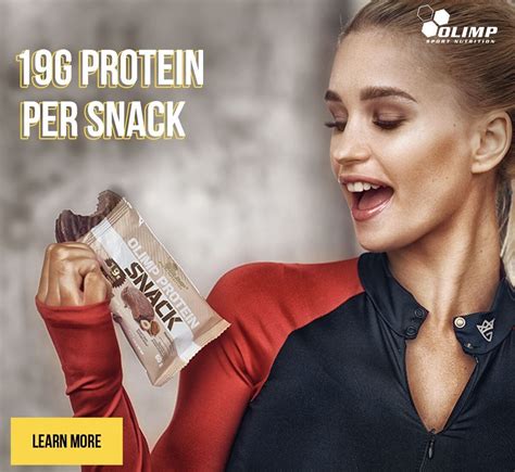 Olimp Protein Snack 60g. จำนวน 4 ชิ้น หรือ 12 ชิ้น (1 Box)
