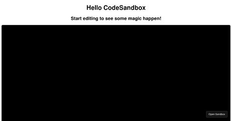Vidstack React Examples CodeSandbox