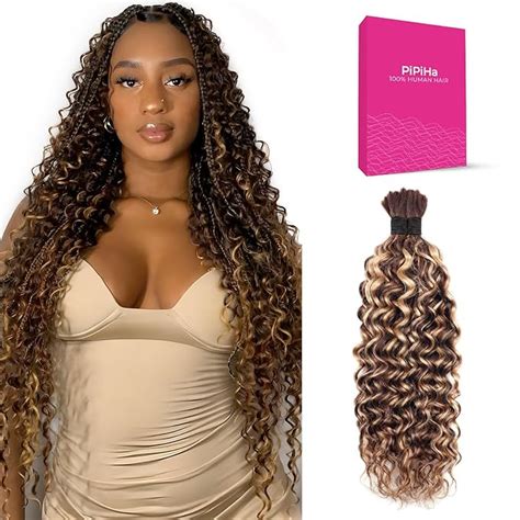 Pipiha Boho Braids Human Hair Knotless Human Braiding Hair