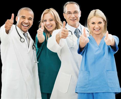 Download Happy Medical Team Thumbs Up