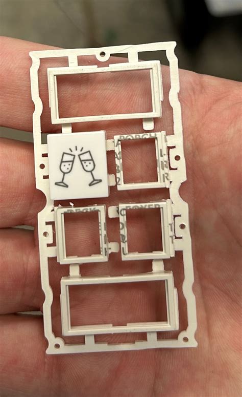 Insteon 6 Buttons Keypad Custom Etching Domotinc Customs