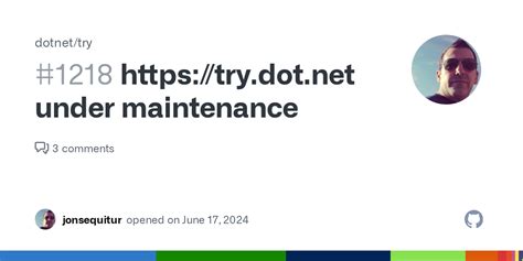 Https Try Dot Net Under Maintenance Issue 1218 Dotnet Try GitHub