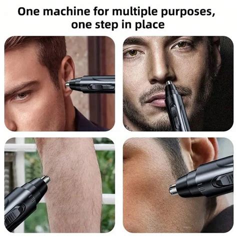 Black Electric Nose Hair Trimmer For Men And Women Available With Low